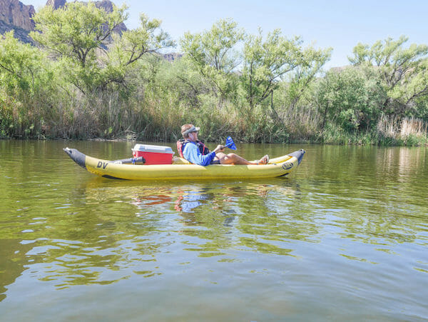 Scottsdale Tour Kayak on Salt River with Arizona Outback Adventures